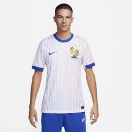 FFF (Men's Team) 2024/25 Stadium Away Nike Replica Fußballtrikot mit Dri-FIT-Technologie für Herren - Weiß