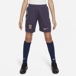 England 2024 Stadium Away Nike Dri-FIT Replika-Fußballshorts (ältere Kinder) - Lila