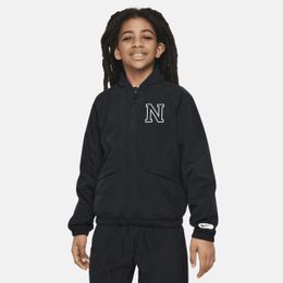 Nike Athletics Repel-Trainings-Hoodie mit Halbreißverschluss für ältere Kinder (Jungen) - Schwarz