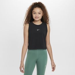 Nike Pro Dri-FIT Trainings-Tanktop für Mädchen - Schwarz