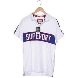 Superdry Herren Poloshirt, weiß, Gr. 52