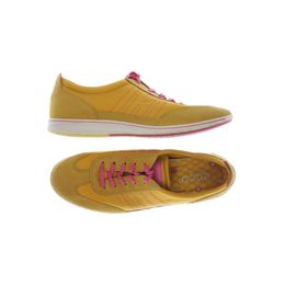 Ecco Damen Sneakers, gelb, Gr. 37