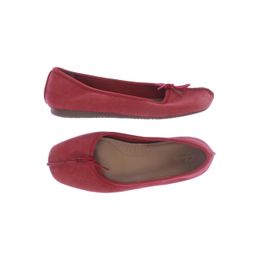 Clarks Damen Ballerinas, rot