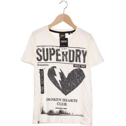 Superdry Damen T-Shirt, cremeweiß
