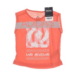 Adidas Damen T-Shirt, orange, Gr. 98