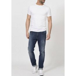 PETROL INDUSTRIES Slim-fit-Jeans Seaham, blau