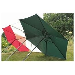 Garden Pleasure Sonnenschirm GRÜN Ø 300cm 6 Streben Stahl/Polyester 180 gr. wasserabweisend