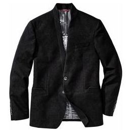 Mey & Edlich Stilkraft Herren Jacket Slim Fit Schwarz einfarbig