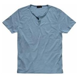 Mey & Edlich Mey & Edlich Herren Shirt Feierabend-Pyjamashirt blau 56