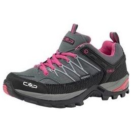 Globo Wanderschuh CMP "Wmns Rigel Low Waterproof" Gr. 41, bunt (grey, fu x ia, ice) Schuhe Wanderschuh Outdoorschuh Schnürschuh Damen Outdoor- Wanderschuhe