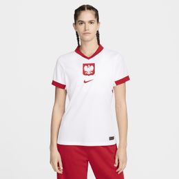 Polen 2024/25 Stadium Home Nike Replica Fußballtrikot mit Dri-FIT-Technologie für Damen - Weiß