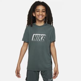 Nike Dri-FIT Academy23 Kurzarm-Fußballoberteil für ältere Kinder - Grün