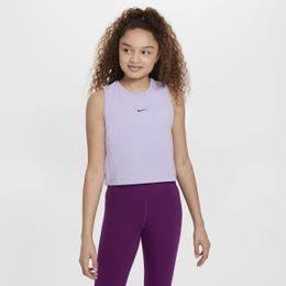 Nike Pro Dri-FIT Trainings-Tanktop für Mädchen - Lila