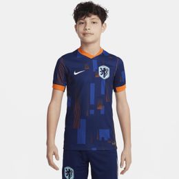 Netherlands (Men's Team) 2024/25 Stadium Away Nike Dri-FIT Soccer Replica Fußballtrikot für ältere Kinder - Blau