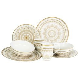 Creatable Mandala Gold Geschirr-Set