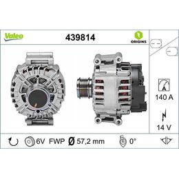 Valeo Generator NEW ORIGINAL PART 14V 140A für VW Scirocco III 2.0 R AUDI A3 1.8 TFSI SEAT Leon TSI Transporter T5 4motion SKODA Superb II 3.6 FSI