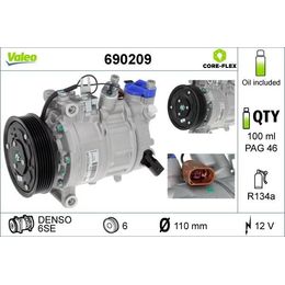 Valeo Kompressor, Klimaanlagefür AUDI A5 2.0 TDI quattro A4 B8