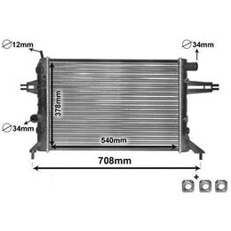 Van Wezel Motorkühler mit Zubehör (37002272) für Opel Astra G Classic Zafira A F