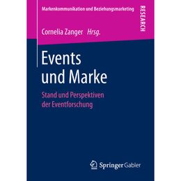 Springer Fachmedien Wiesbaden Events und Marke, Kartoniert (TB)