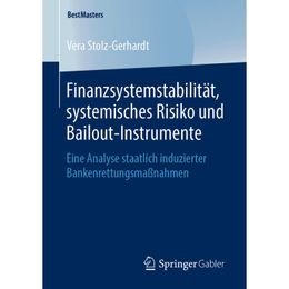 Springer Fachmedien Wiesbaden Finanzsystemstabilität, systemisches Risiko und Bailout-Instrumente - Vera Stolz-Gerhardt, Kartoniert (TB)
