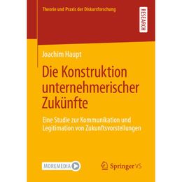 Die Konstruktion unternehmerischer Zukünfte - Joachim Haupt, Kartoniert (TB)