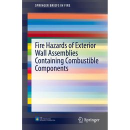 Fire Hazards of Exterior Wall Assemblies Containing Combustible Components - Nathan White, Michael Delichatsios, Kartoniert (TB)