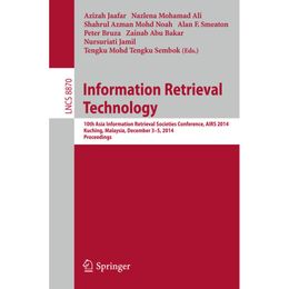 Springer International Publishing Information Retrieval Technology, Kartoniert (TB)