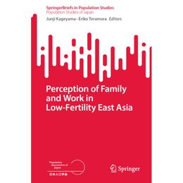 Springer Nature Perception of Family and Work in Low-Fertility East Asia, Kartoniert (TB)