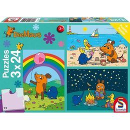 Schmidt Spiele Die Maus, Gute Freunde (Kinderpuzzle)