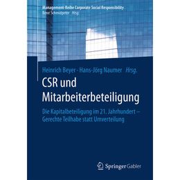 Springer Berlin Heidelberg CSR und Mitarbeiterbeteiligung, Kartoniert (TB)