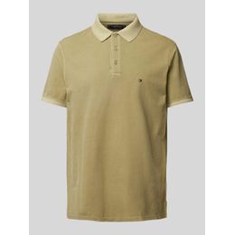 Tommy Hilfiger Regular Fit Poloshirt mit Logo-Stitching