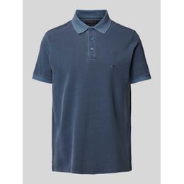 Tommy Hilfiger Regular Fit Poloshirt mit Logo-Stitching