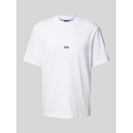 T-Shirt mit Label-Patch Modell 'Nieros'
