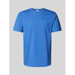 Gant Regular Fit T-Shirt in Melange-Optik