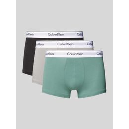 Calvin Klein Underwear Trunks mit elastischem Logo-Bund im 3er-Pack