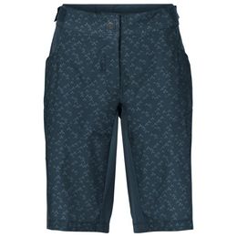 Vaude - Women's Ledro Print Shorts - Radhose Gr 36 blau