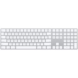 Apple Magic Keyboard (2017) mit Ziffernblock Wireless - Silber - QWERTY - Englisch (US)
