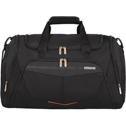 American Tourister® Reisetasche Summerfunk, Handgepäcktasche Reisegepäck mit Trolley-Aufsteck-System, schwarz