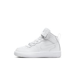 Nike Force 1 Mid EasyOn Schuh für jüngere Kinder - Weiß