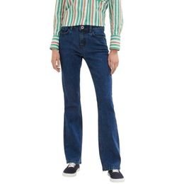 Tom Tailor 5-Pocket-Jeans Kate mit Schlag, blau
