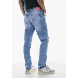 Street One MEN Regular-fit-Jeans 5-Pocket-Style, blau