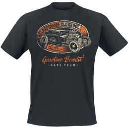 Gasoline Bandit Hot Rod Garage T-Shirt schwarz in M