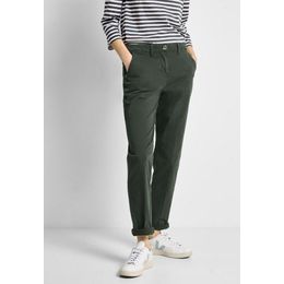 Cecil Chinos Middle Waist, grün