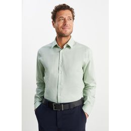 C&A Oxford Hemd-Regular Fit-Kent-bügelleicht