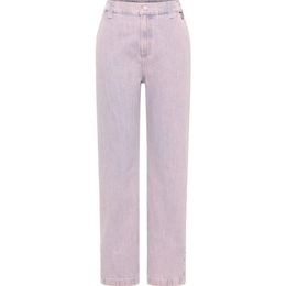 Mustang Loose-fit-Jeans Hose, blau|lila