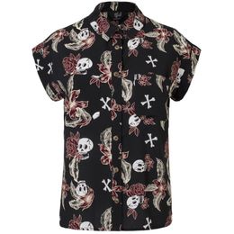 Hell Bunny Alani Shirt Bluse multicolor in L