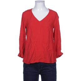 Hallhuber Damen Bluse, rot, Gr. 34