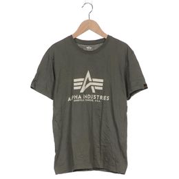 Alpha Industries Herren T-Shirt, grün, Gr. 46