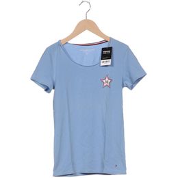 Tommy Hilfiger Damen T-Shirt, blau, Gr. 34