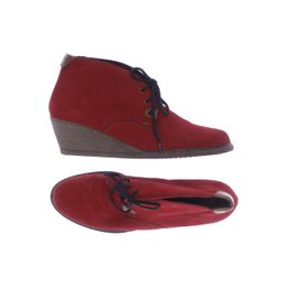 Rieker Damen Stiefelette, rot, Gr. 42